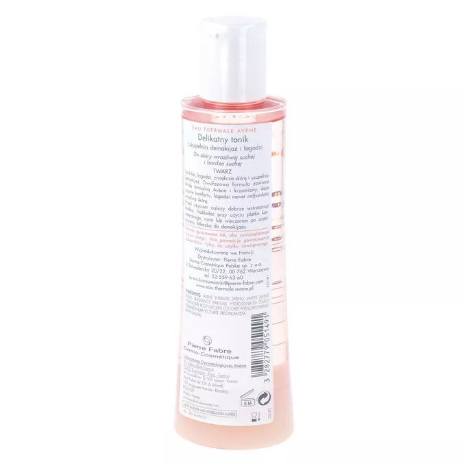 AVENE - delikatny tonik, uzupełnia demakijaż i łagodzi, 200 ml – opinie ...