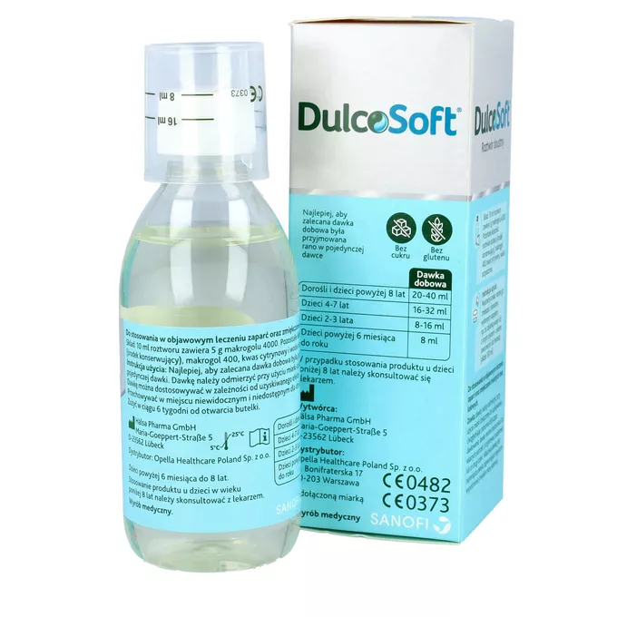 Dulcosoft na zaparcia i wypróżnianie w formie płynu, 250 ml – opinie ...
