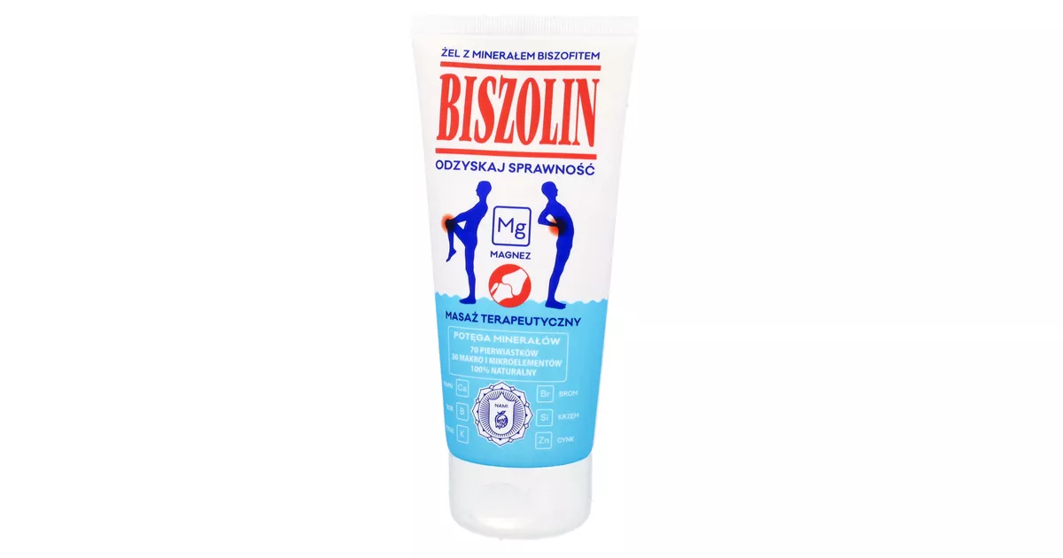 NAMI - BISZOLIN, żel/balsam mineralny z biszofitem, na bóle układu ...