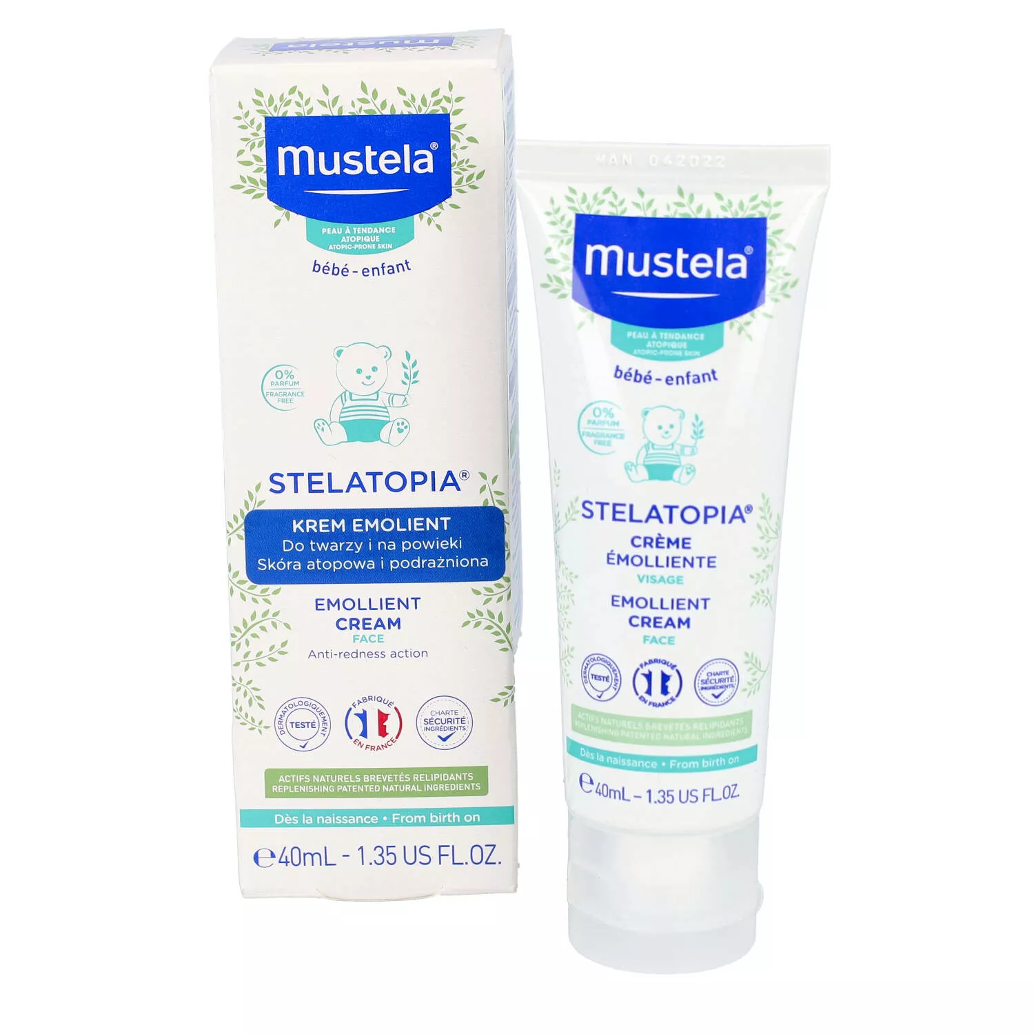 Mustela Stelatopia - krem emolient do twarzy, 40 ml – opinie, skład i ...