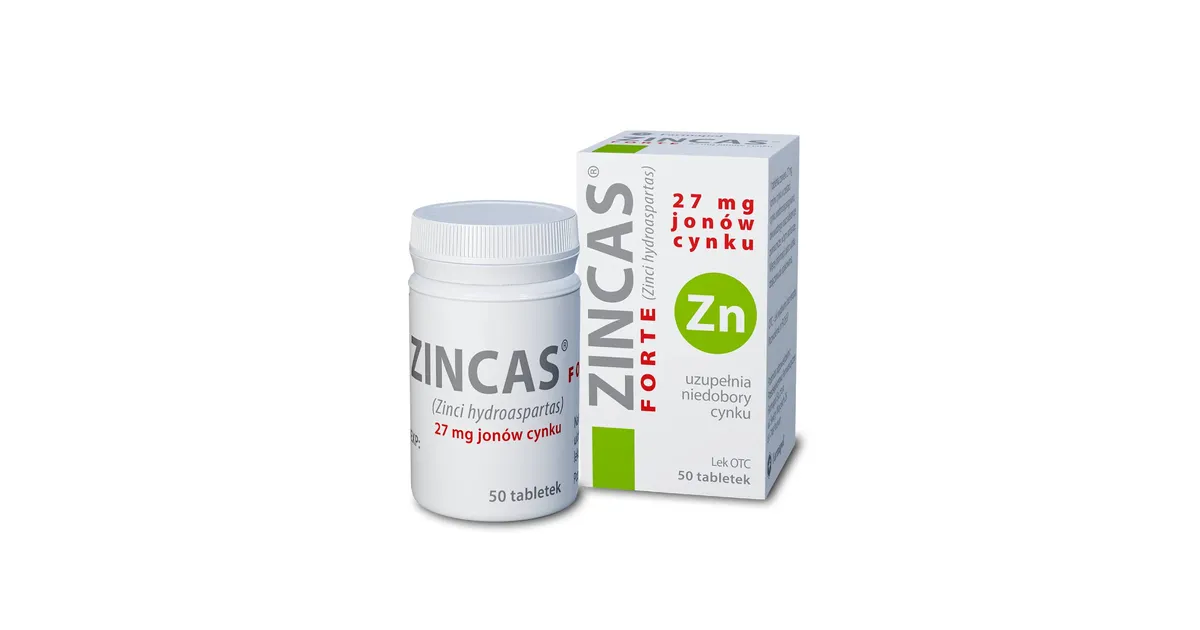 Zincas Forte 27 mg, 50 tabletek – opinie, skład i cena ️| Apteka Nowa ...