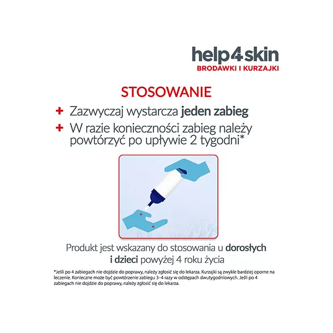 Help4skin - brodawki i kurzajki, aerozol, 50 ml + zestaw plastrów ...