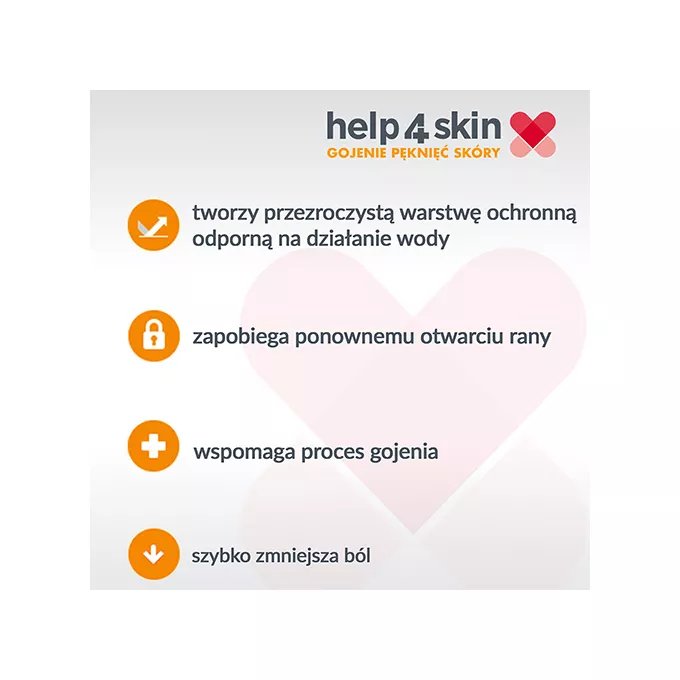 Help4Skin - gojenie pęknięć skóry, plaster w żelu, 7 ml + zestaw ...
