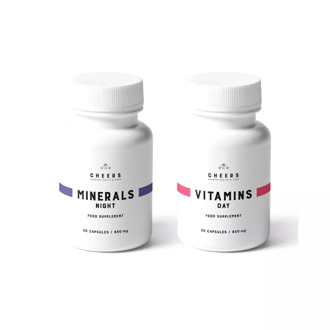 Cheers - Vitamins Day and Minerals Night, 2x30 kapsułek – opinie, skład ...