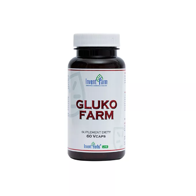 Gluko Farm, 60 kapsułek – opinie, skład i cena ️| Apteka Nowa Farmacja