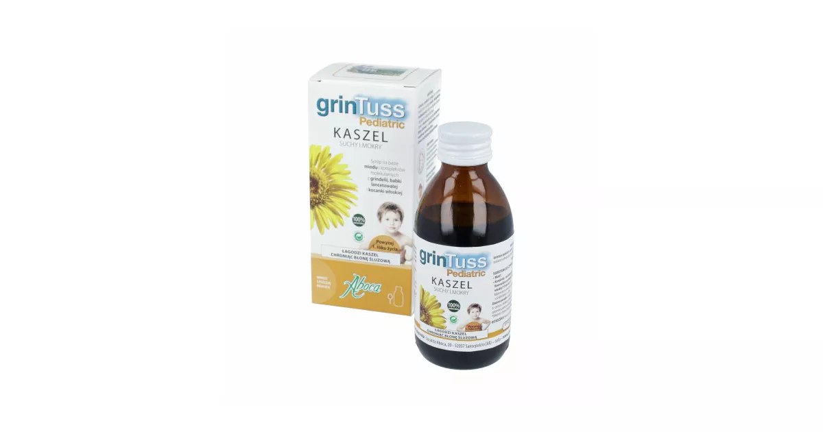 Grintuss Pediatric - syrop na kaszel, 210 g – opinie, skład i cena ️ ...