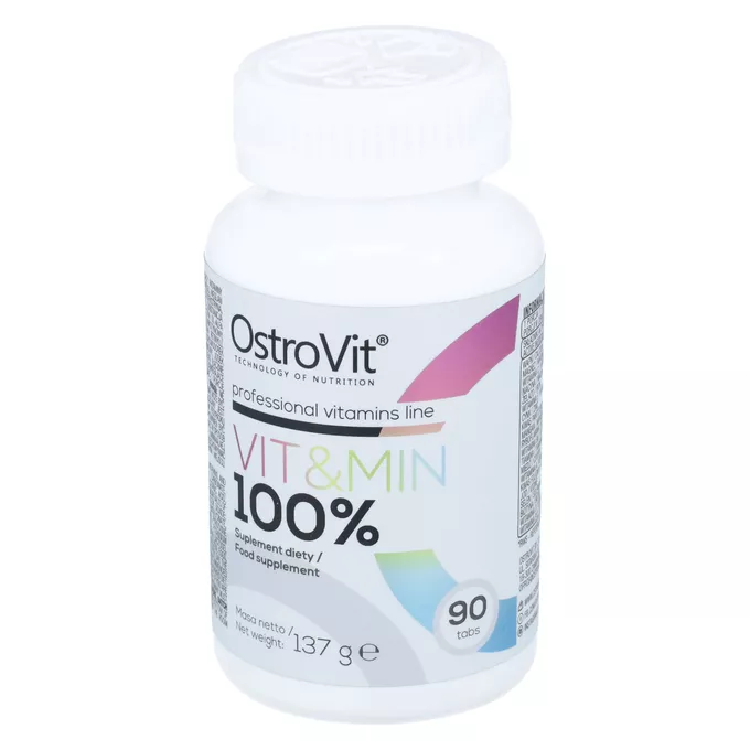 OstroVit VIT and MIN 100%, 90 tabletek – opinie, skład i cena ️| Apteka ...