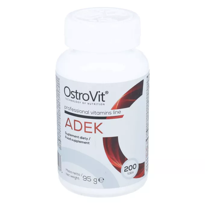 OstoVit ADEK, 200 kapsułek – opinie, skład i cena ️| Apteka Nowa Farmacja
