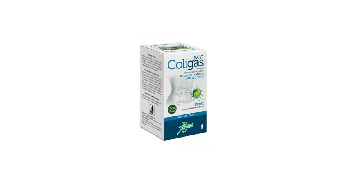 Coligas Fast, 30 kapsułek – opinie, skład i cena ️| Apteka Nowa Farmacja