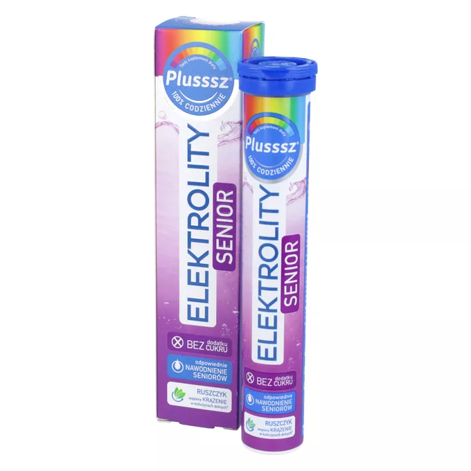 Plusssz Elektrolity Senior, 24 tabletki musujące – opinie, skład i cena ...