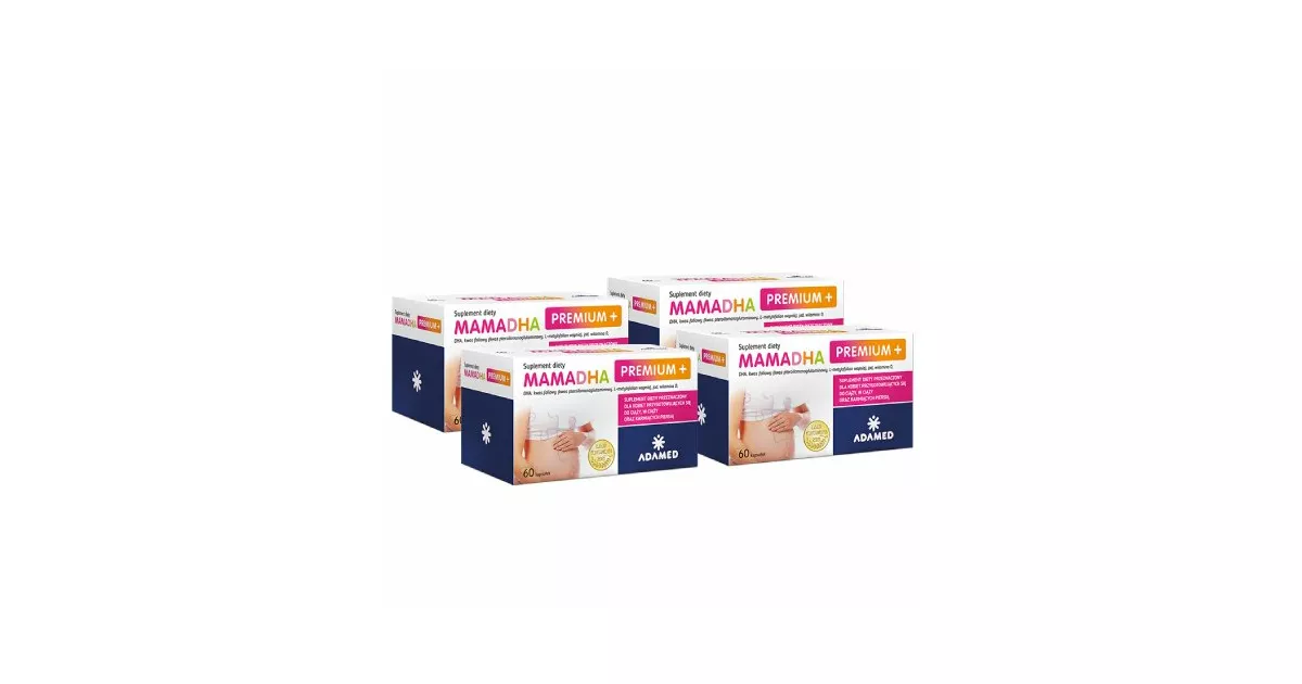 ZESTAW: 4 x Mamadha Premium+, 60 kapsułek – opinie, skład i cena ️ ...