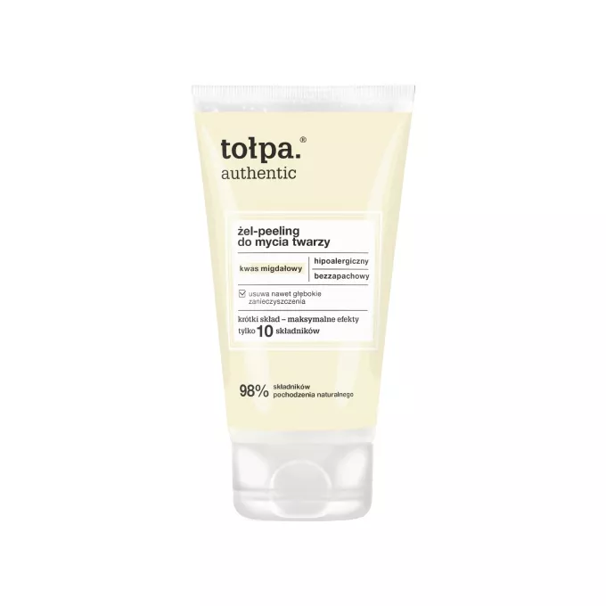 tołpa authentic - żel-peeling do mycia twarzy, 150 ml – opinie, skład i ...