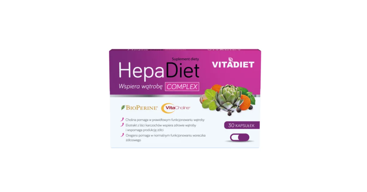 HepaDiet Complex, 30 kapsułek – opinie, skład i cena ️| Apteka Nowa ...