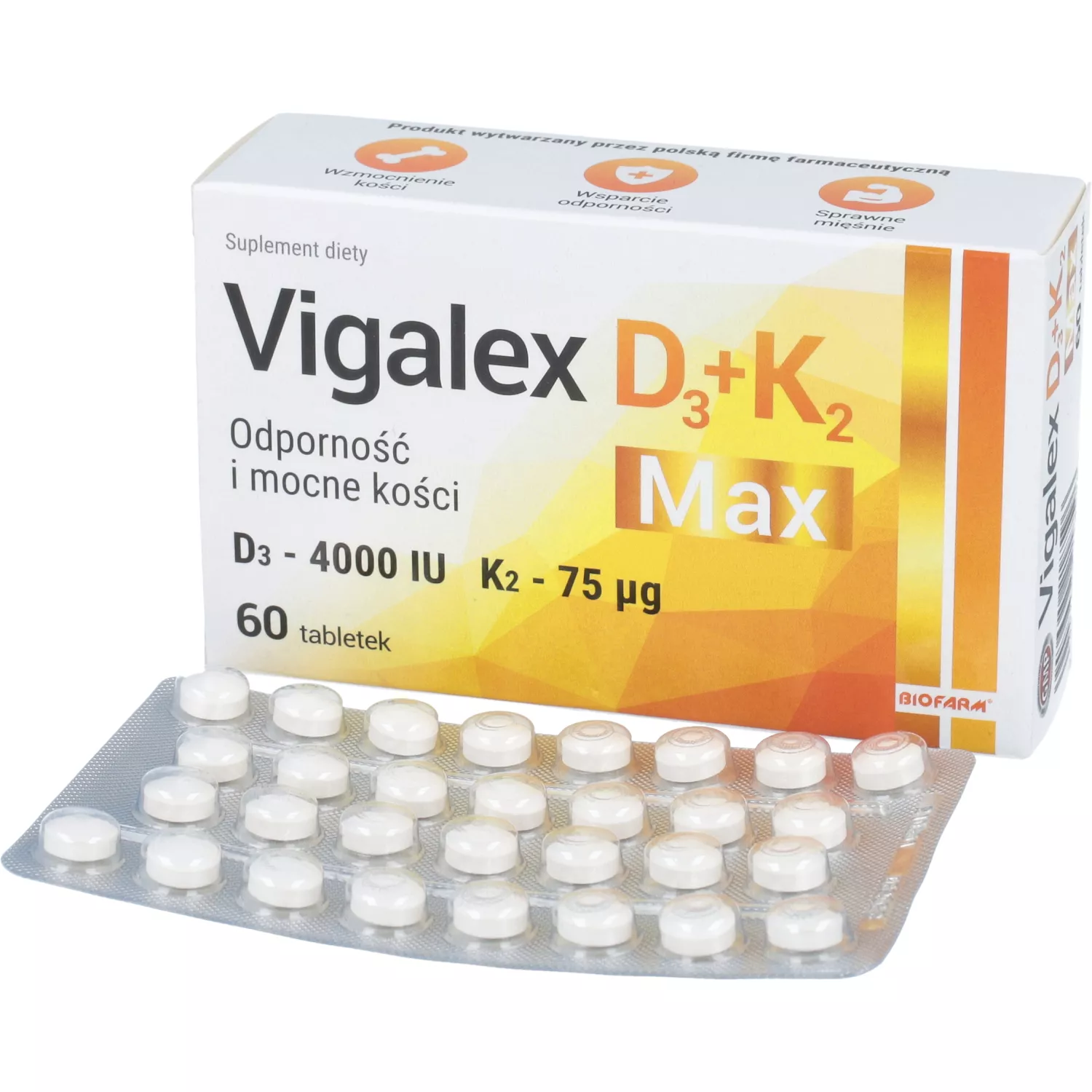 Vigalex D3 + K2 Max, 60 tabletek – opinie, skład i cena ️| Apteka Nowa ...