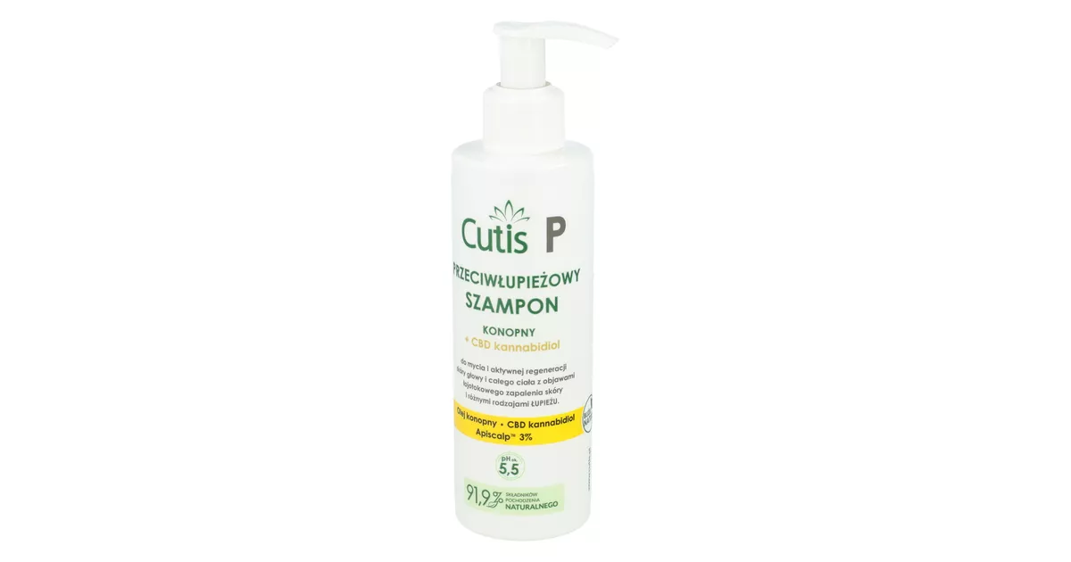 Cutis P - przeciwłupieżowy, szampon konopny + CBD, 150 ml – opinie ...