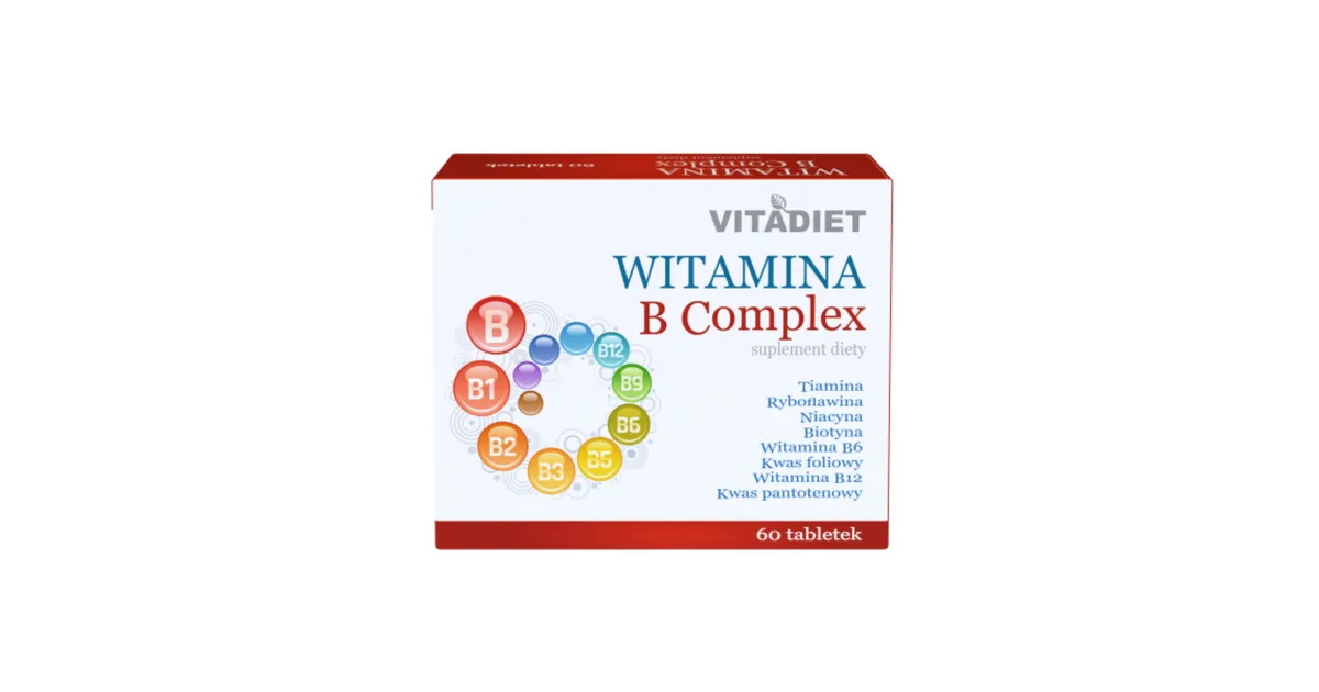 Vitadiet Witamina B Complex, 60 tabletek – opinie, skład i cena ️ ...