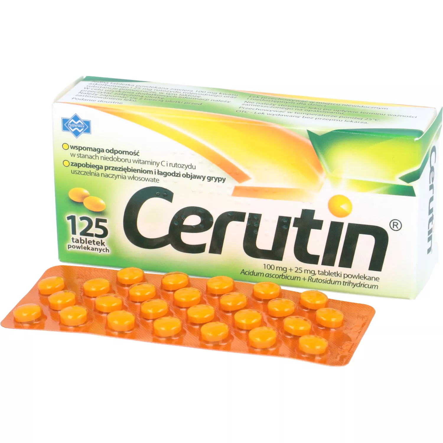 Cerutin 100 mg + 25 mg, 125 tabletek – opinie, skład i cena ️| Apteka ...