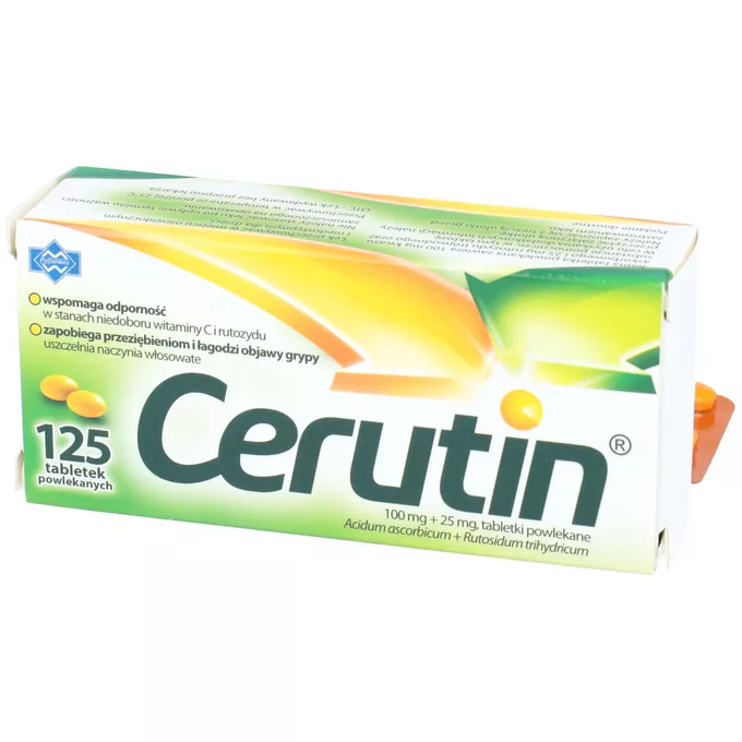 Cerutin 100 mg + 25 mg, 125 tabletek – opinie, skład i cena ️| Apteka ...