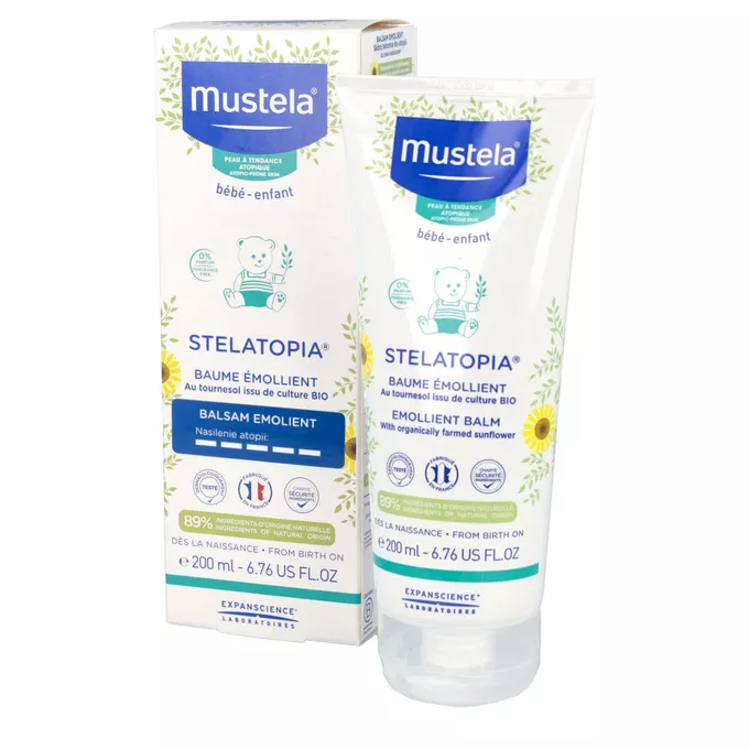 Mustela - STELATOPIA, balsam emolient, od 1. dnia życia, 200 ml ...