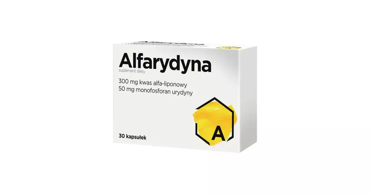 Alfarydyna, 30 kapsułek – opinie, skład i cena ️| Apteka Nowa Farmacja