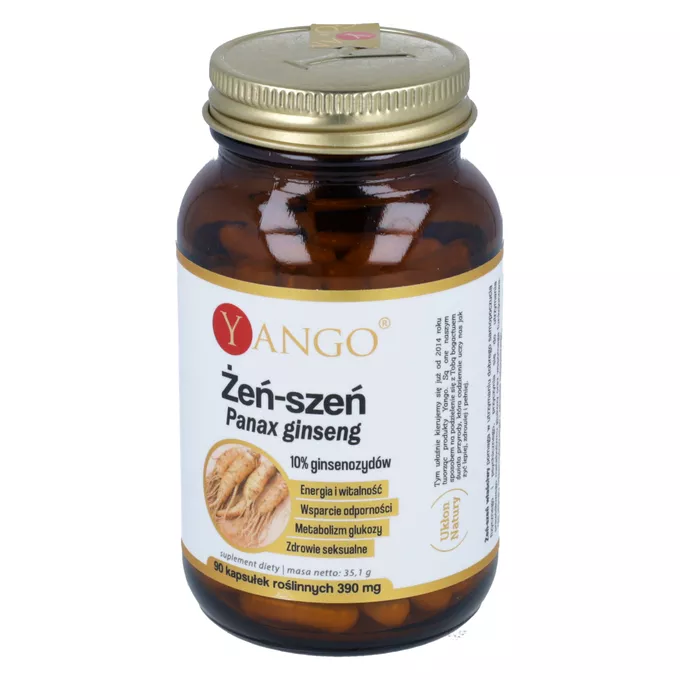Yango Żeń-szeń (Panax ginseng), 90 kapsułek – opinie, skład i cena ️ ...