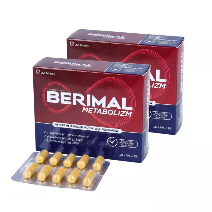 ZESTAW: 2 x Berimal Metabolizm, 30 kapsułek – opinie, skład i cena ️ ...