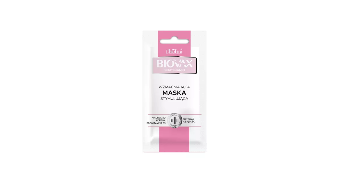 BIOVAX - wzmacniająca maska stymulująca do włosów, odnowa objętości, 20 ...