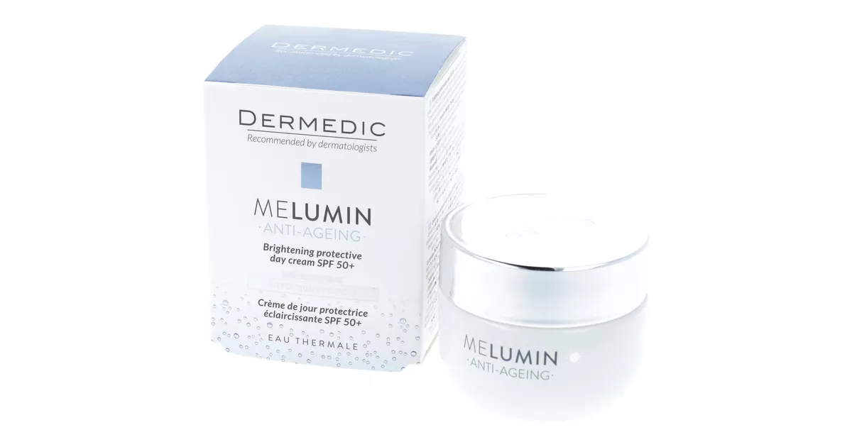 DERMEDIC MELUMIN ANTI-AGEING - ochronny krem rozjaśniający na dzień SPF ...