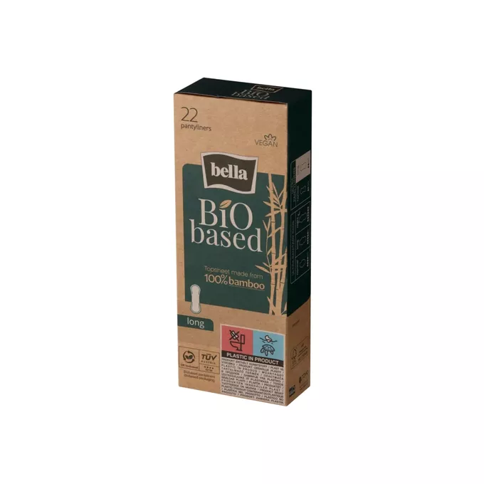 Bella - BIO Based Long, wkładki higieniczne ultracienkie, 22 sztuki ...
