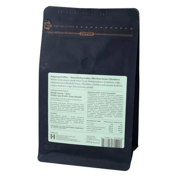Health Labs Care Adaptogen Coffee, 252 g – opinie, skład i cena ️ ...