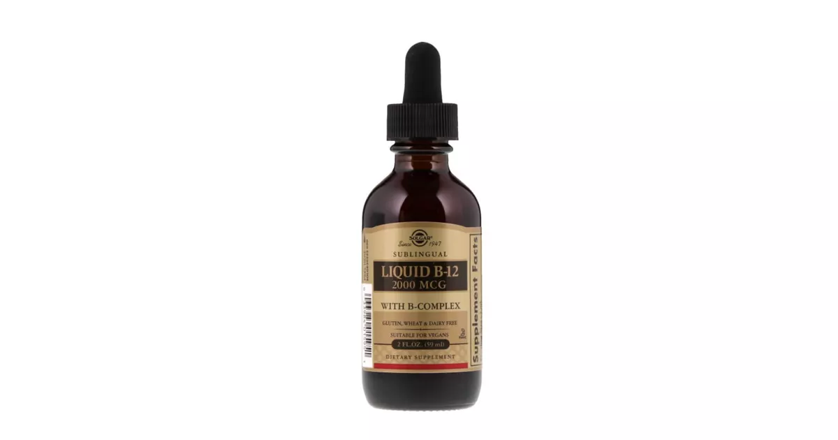 Solgar Liquid B-12 2000 mcg, krople, 59 ml – opinie, skład i cena ️ ...