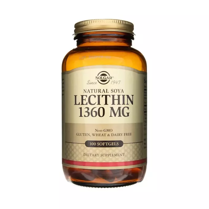 Solgar Lecithin 1360 mg, 100 kapsułek – opinie, skład i cena ️| Apteka ...