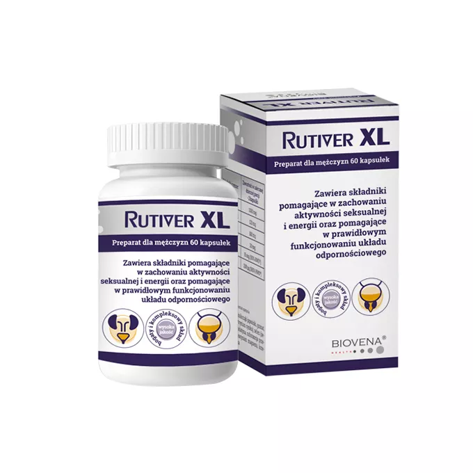 Rutiver XL, 60 kapsułek – opinie, skład i cena ️| Apteka Nowa Farmacja