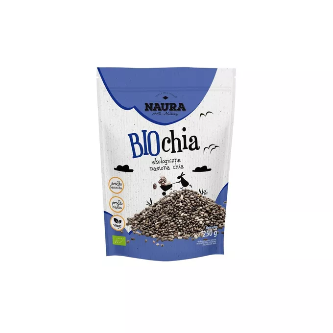 Naura - BIO nasiona chia, idealny dodatek do posiłków, 250 g – opinie ...