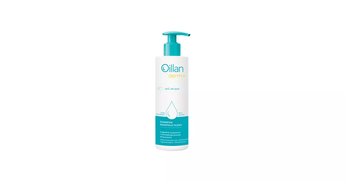 Oillan Derm+ - szampon keratolityczny, od 1. dnia życia, 200 ml ...
