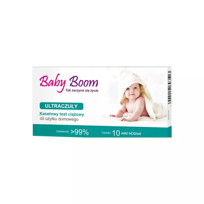 BABY BOOM - test ciążowy ultraczuły kasetowy, 1 sztuka – opinie, skład ...