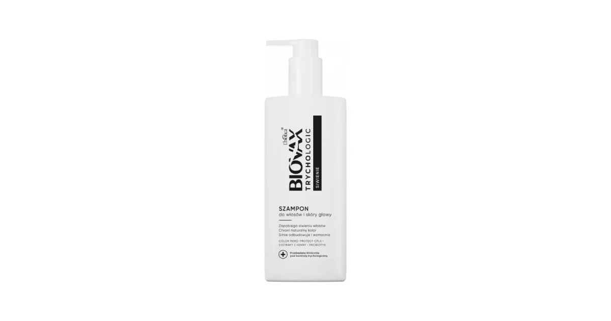 BIOVAX - Trychologic Siwienie, szampon do włosów i skóry głowy, 200 ml ...