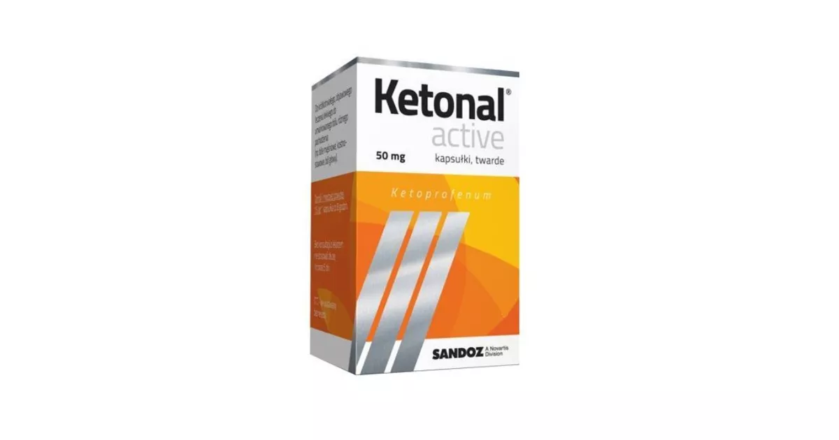 Ketonal Active 50 mg, 30 kapsułek twardych – opinie, skład i cena ️ ...