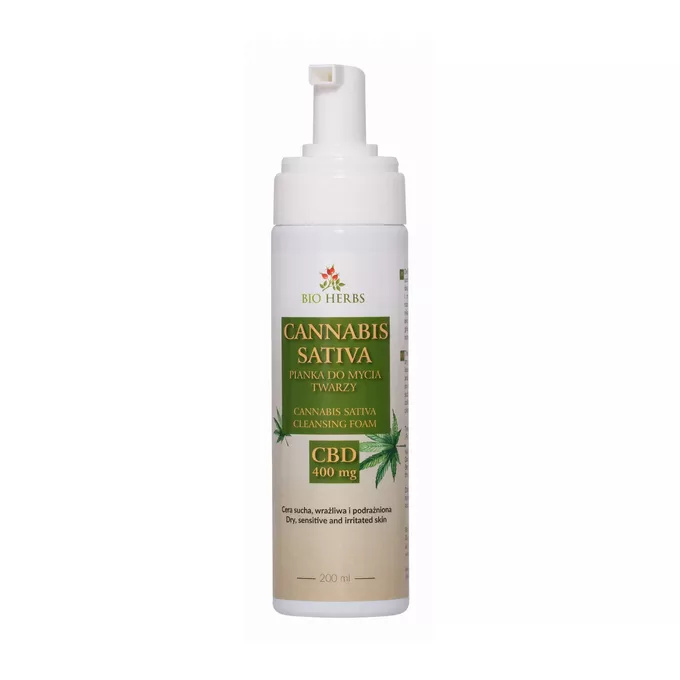 Bio Herbs Cannabis, pianka do mycia twarzy, 200 ml – opinie, skład i ...