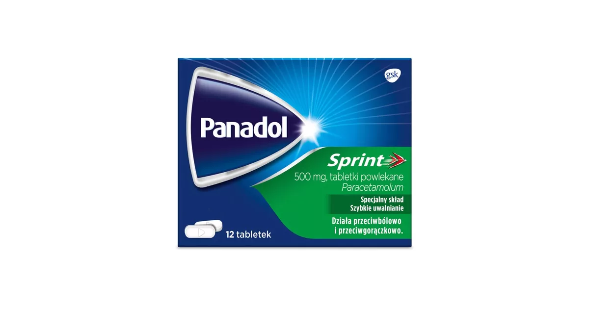 Panadol Sprint 0,5 g, 12 tabletek – opinie, skład i cena ️| Apteka Nowa ...