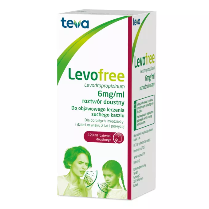 Levofree 60 mg/10 ml, syrop o smaku malinowym, 120 ml – opinie, skład i ...