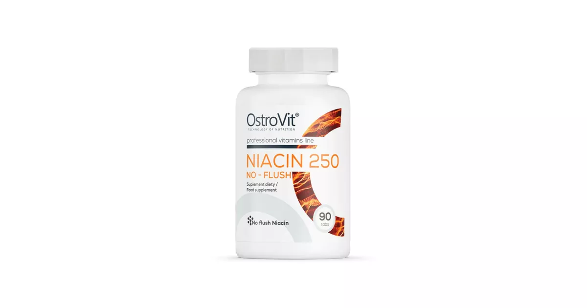 OstroVit Niacin 250 No-Flush, 90 tabletek – opinie, skład i cena ️ ...