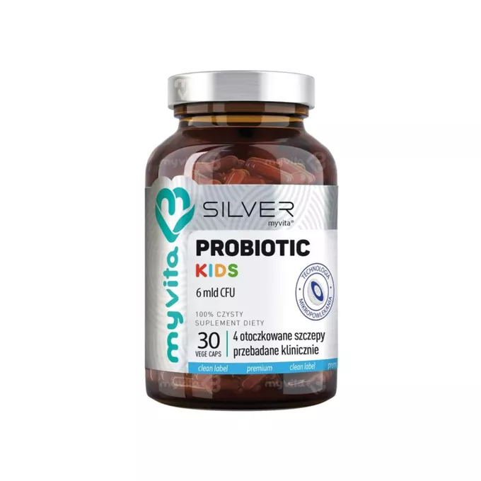 MyVita Silver, Probiotic Kids, 30 kapsułek – opinie, skład i cena ️ ...