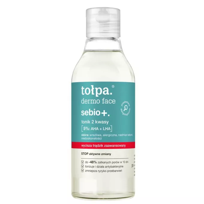 tołpa dermo face sebio + - tonik 2 kwasy, 200 ml – opinie, skład i cena ...