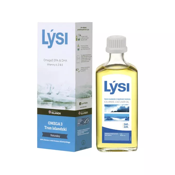 LYSI tran islandzki naturalny, 240 ml – opinie, skład i cena ️| Apteka ...