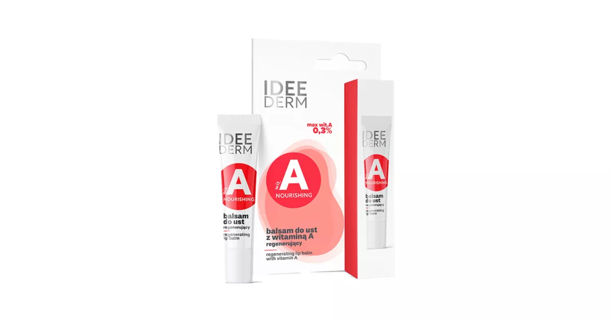 IDEE DERM - balsam do ust ochronny z witaminą A, 12 ml – opinie, skład ...