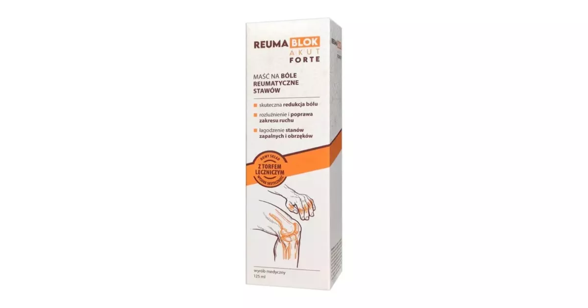 Reumablok Akut Forte, 125 ml – opinie, skład i cena ️| Apteka Nowa Farmacja