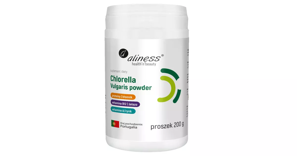 Aliness Chlorella Vulgaris Powder, 200 g – opinie, skład i cena ️ ...