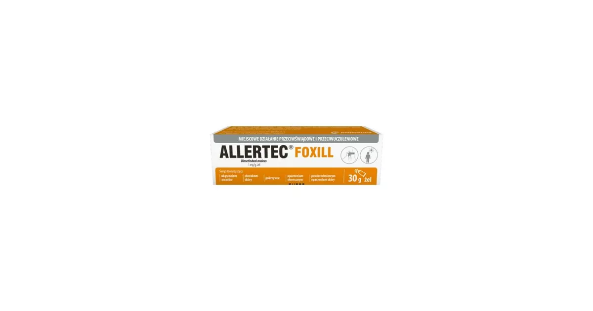 Allertec Foxill, 1 mg/g, 30 g – opinie, skład i cena ️| Apteka Nowa ...