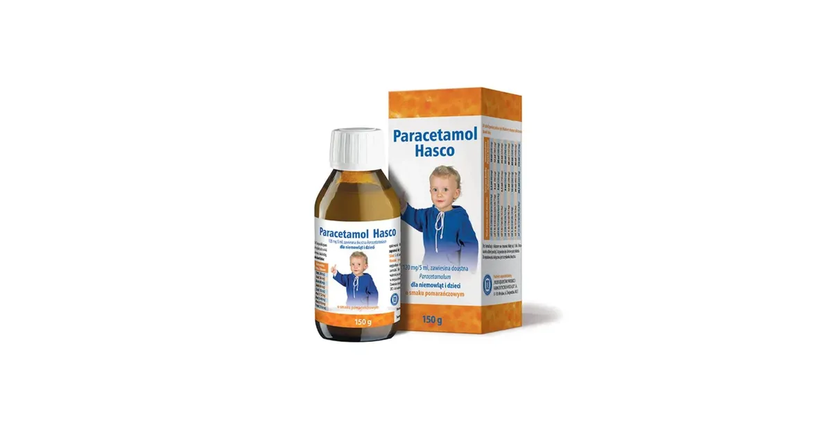 Paracetamol Hasco 120 mg/5ml, smak pomarańczowy, 150 g – opinie, skład ...
